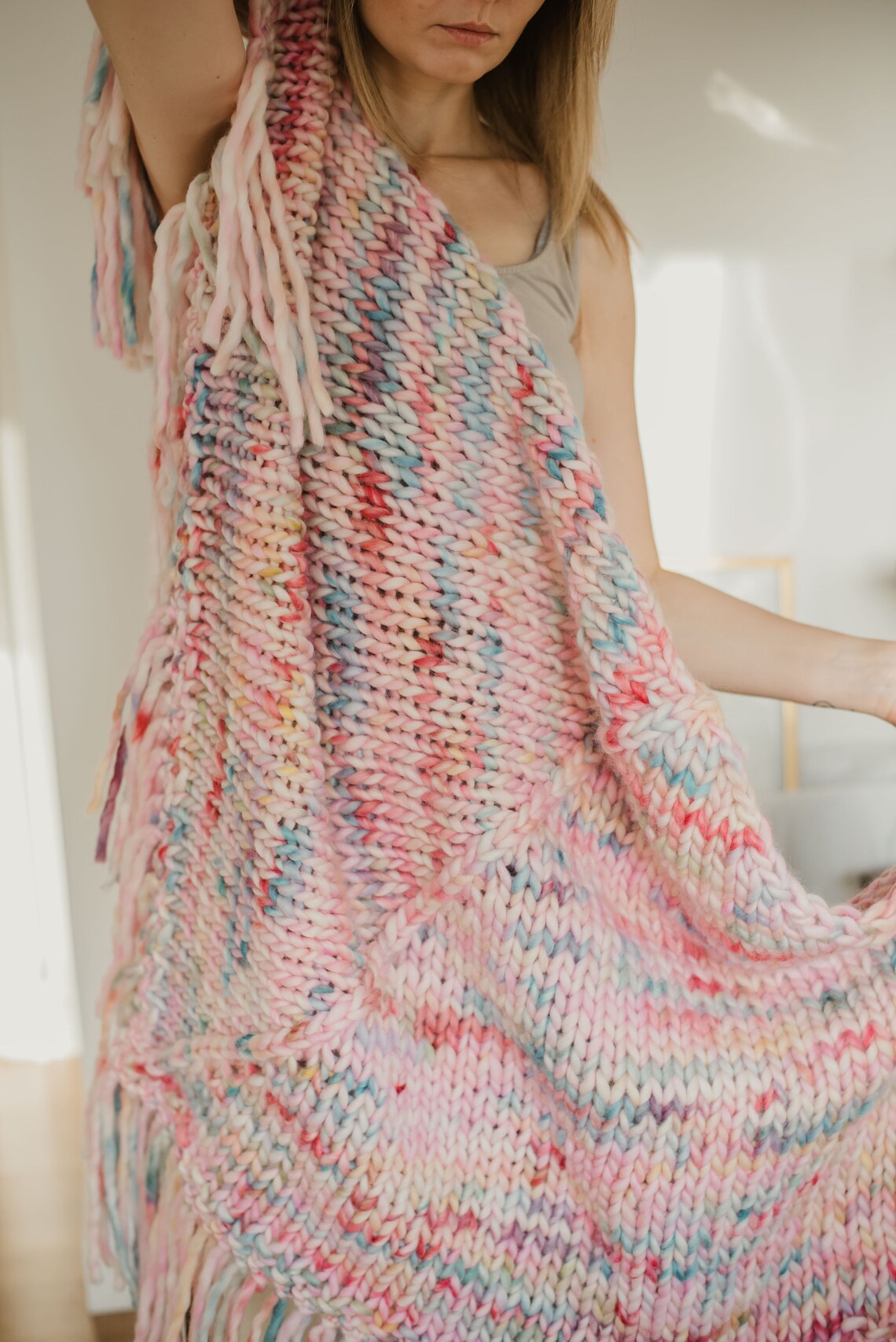 Carrie Blanket Shawl Merino Wool - Etsy