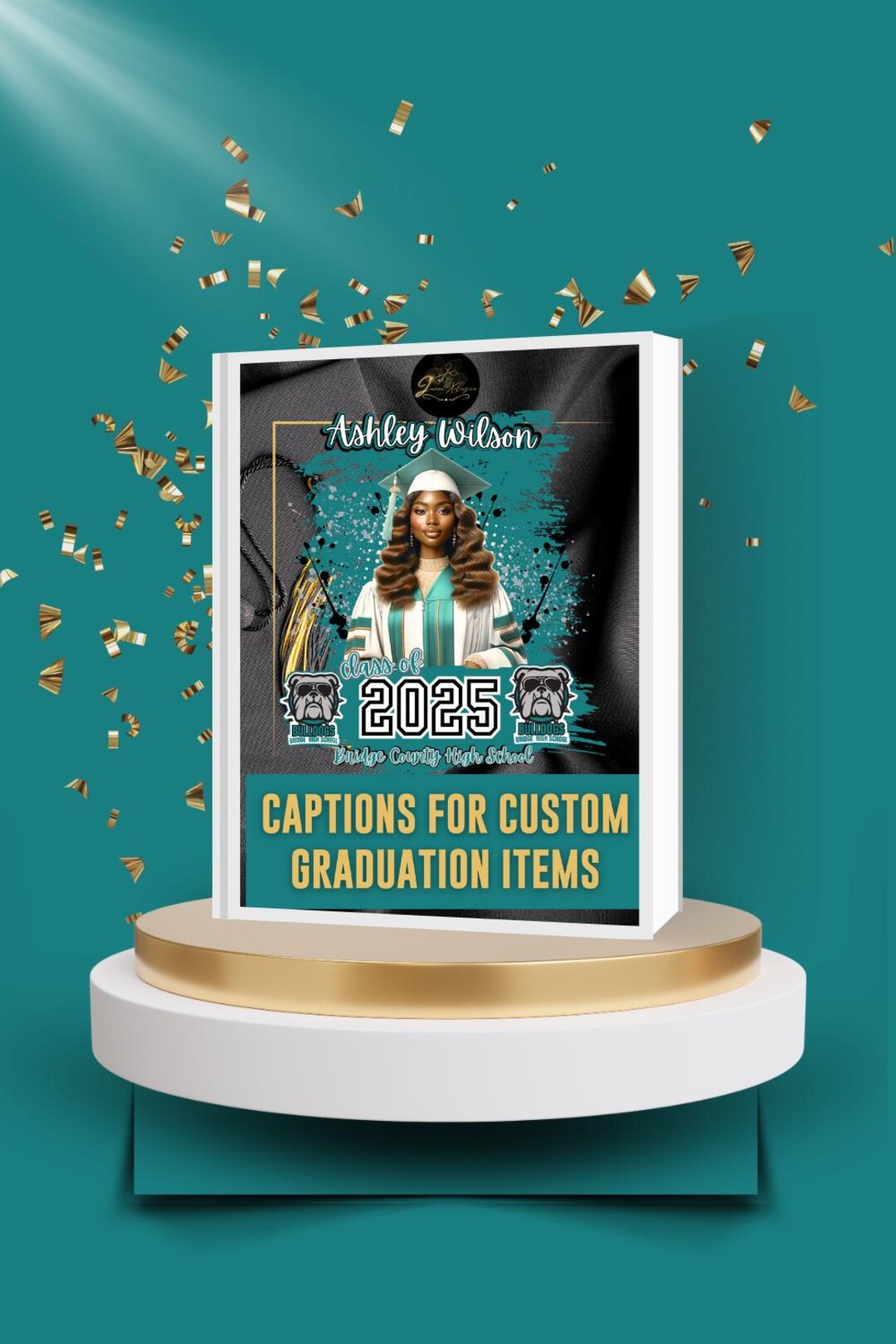 Graduation 2025 Editable Captions, Captions for Grad Products, Captions ...