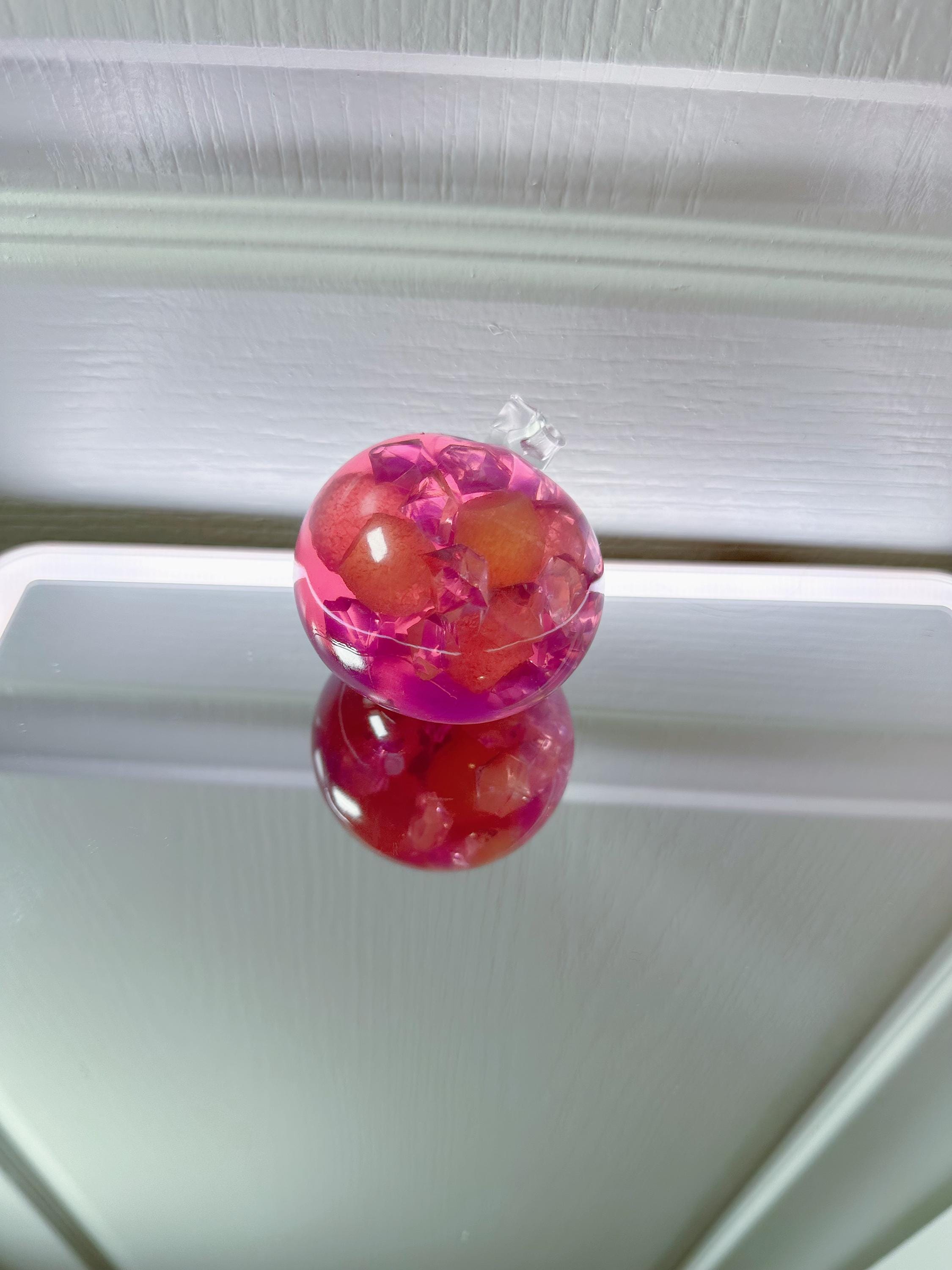 New! 5.5cm Fruit Squishy Ball – Clear Jelly|stress Relief Ball With ...