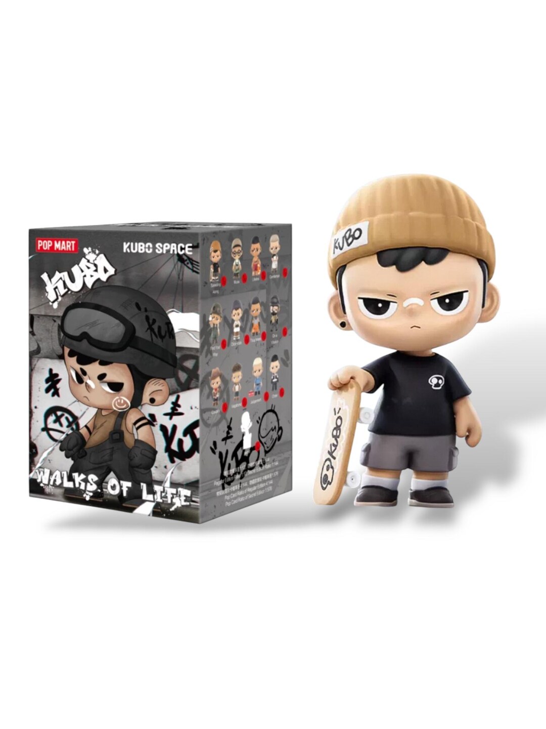 POP MART X KUBO Space Walks of Life – Skater Boy Vinyl Figure, Urban ...