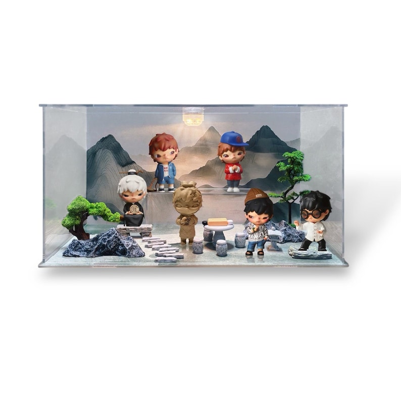 Hirono Clot Acrylic Display Case for Pop Mart Figures – Dustproof ...