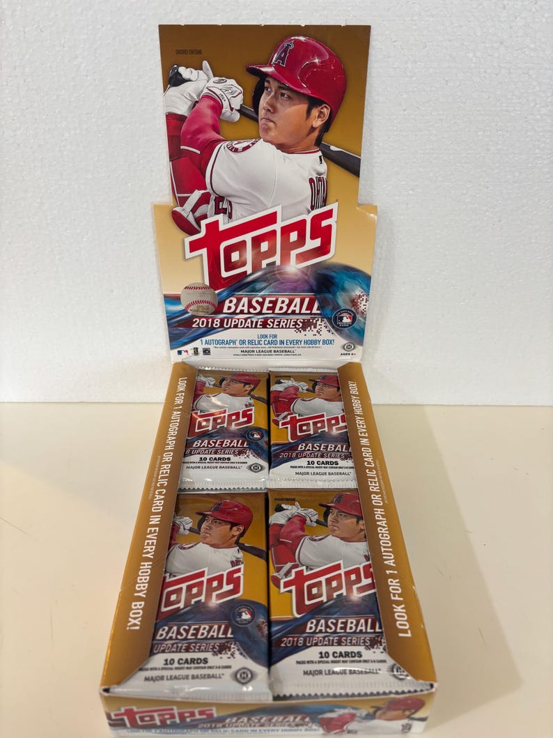 2018 Topps Update Series Baseball - 1 Fresh Pack From Hobby Box Factory ...