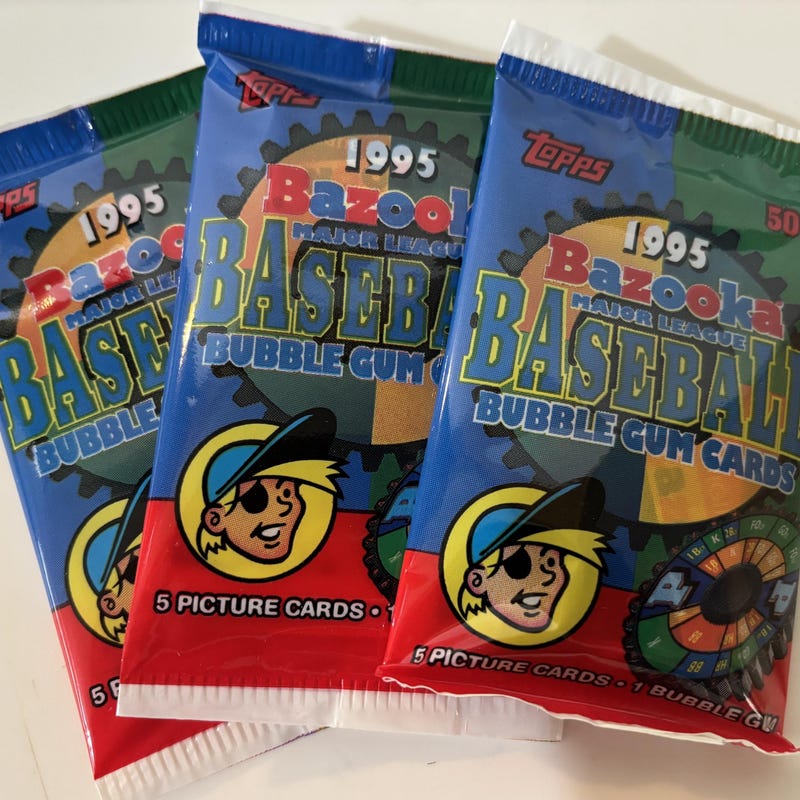 Topps Baseball Card 1995 - Etsy