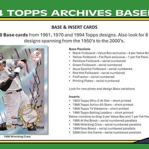 2024 Topps Archives Baseball MLB Blaster Box - Etsy