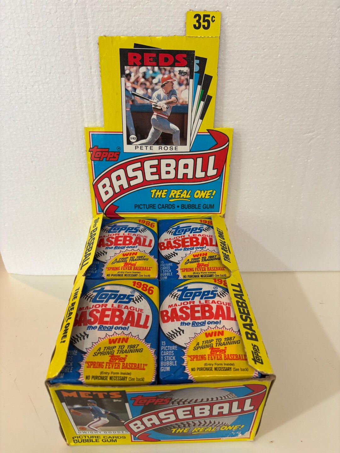3 Packs 1986 Vintage Baseball Cards Unopened Topps MLB Topps Never ...