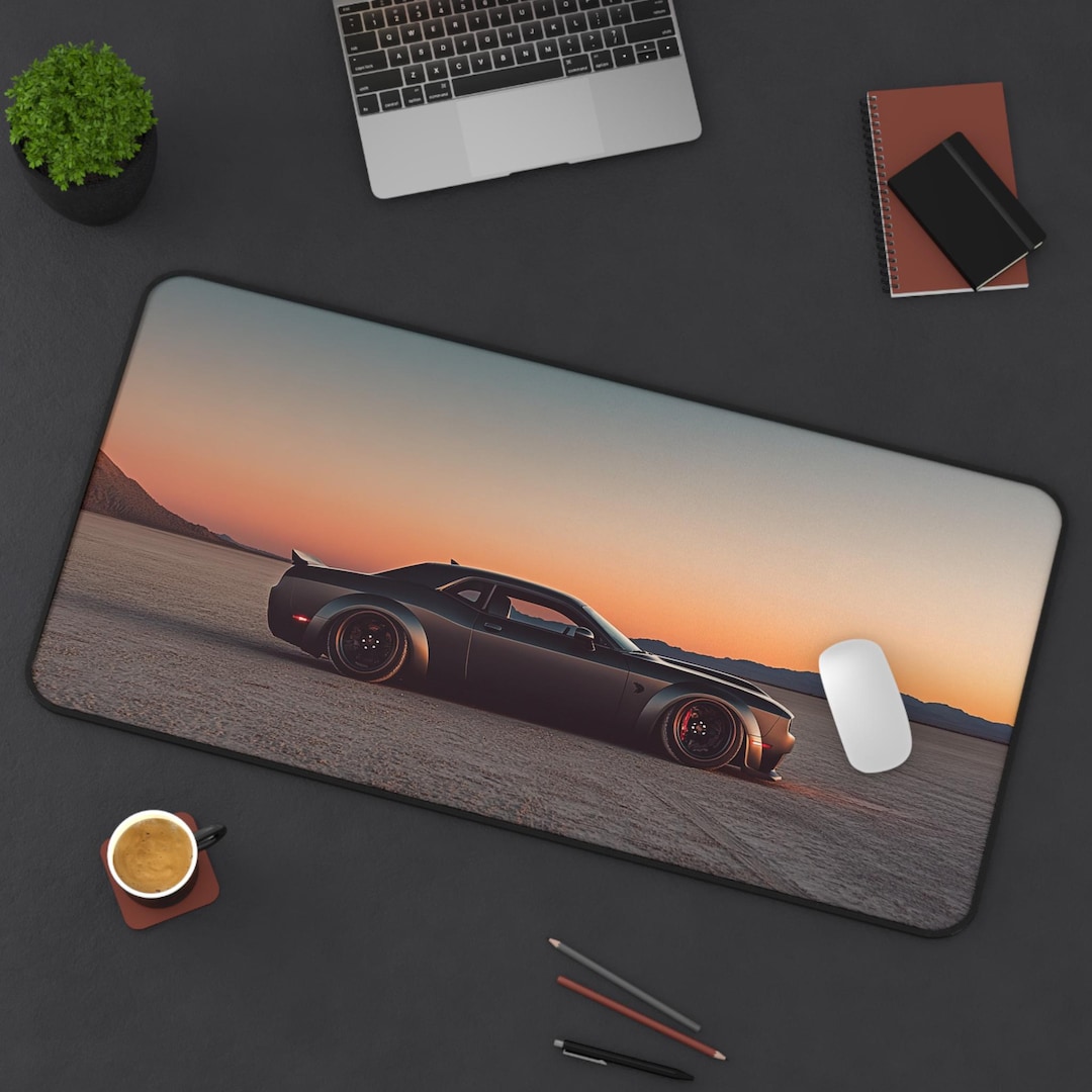 Dodge Challenger Mousepad Gaming Mousepad Desk Mat XXL Racing Car Desk ...