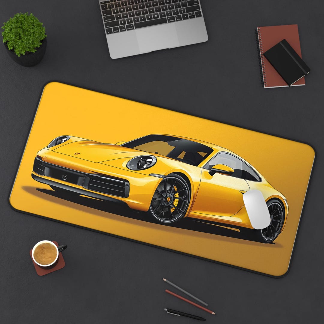 Porsche 911 Mousepad Gaming Mousepad Desk Mat XXL Racing Car Desk Mat ...