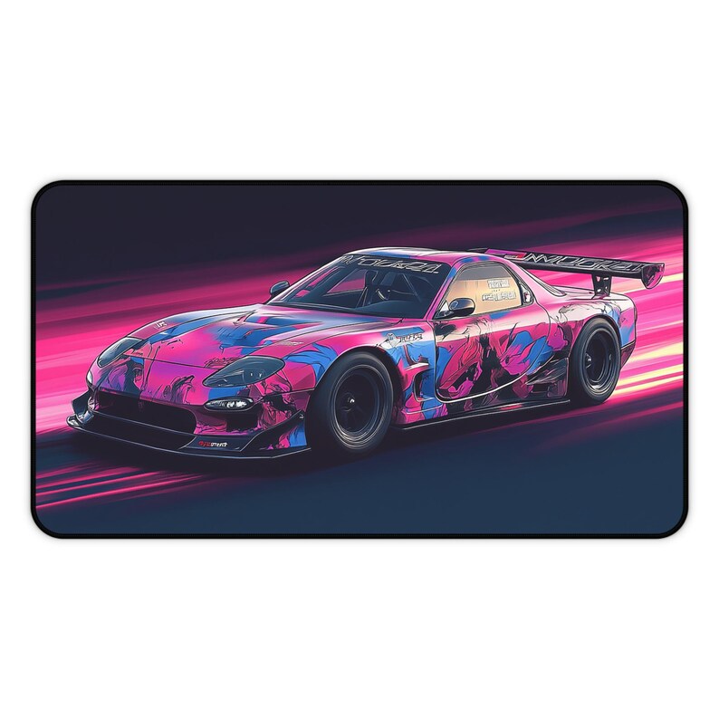 Mazda RX7 Mousepad Racing Car Desk Mat Desk Mat XXL Gift for Car Lover ...
