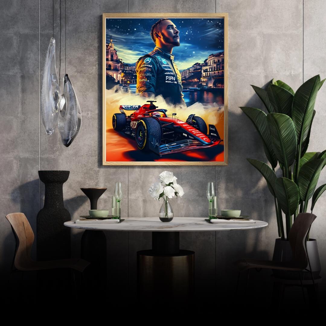Futuristic F1 Poster: Ai-generated Formula 1 Racing Art (digital ...