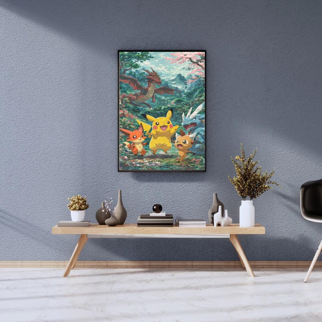 Ai-fantasy Adventure Digital Art – Mythical Creatures in an Enchanted ...