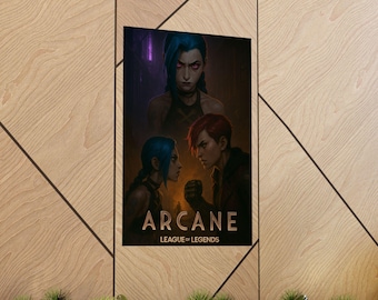 Arcane League of Legends Ver2 Poster Home Decor - Etsy