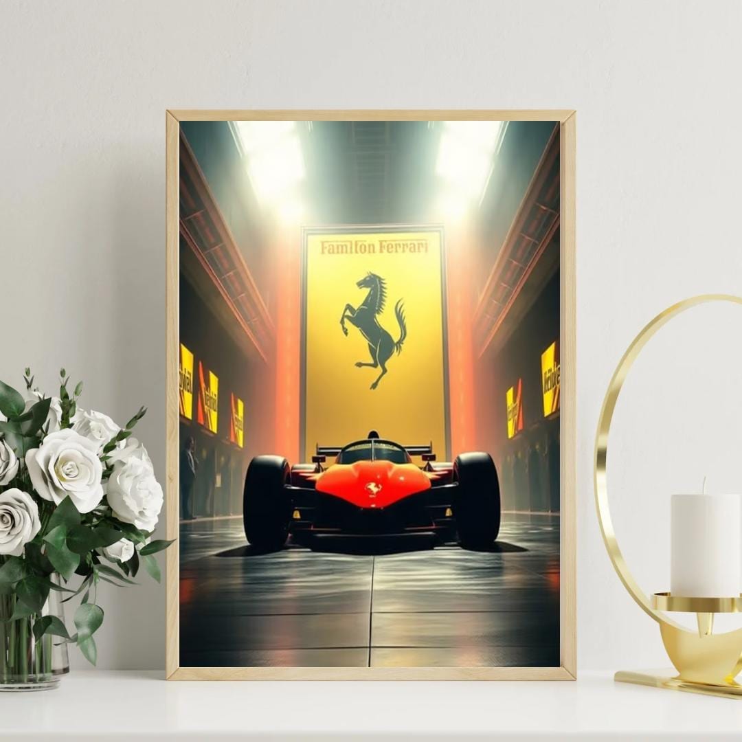 Ferrari F1 Racing Poster"ferrari F1 Racing Poster | Redefine Your Space ...