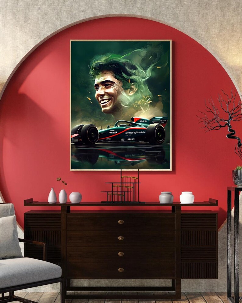 Ayrton Senna F1 Racing Poster – High-resolution Digital Download ...