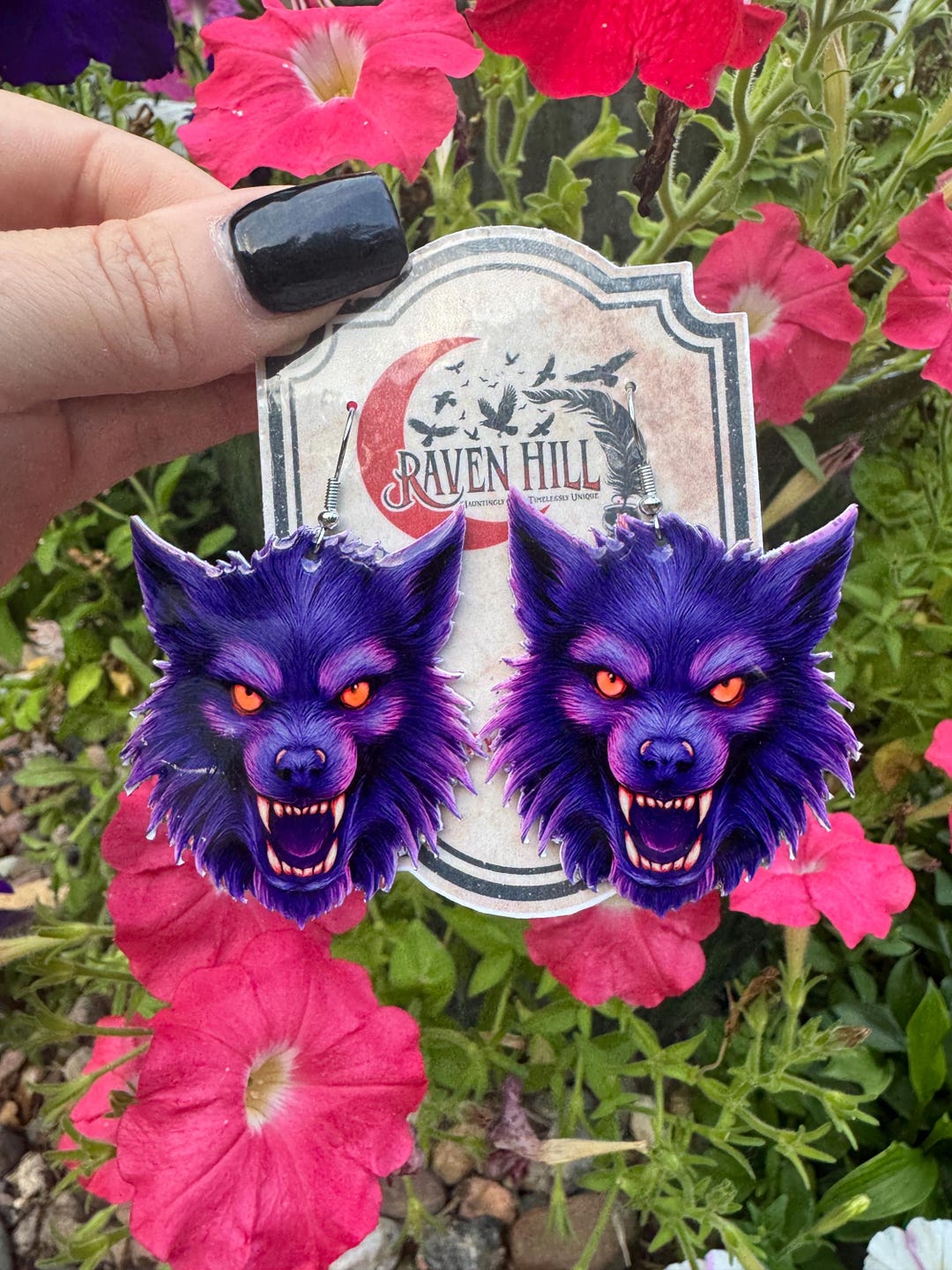 Neon Werewolf Snarl - Etsy