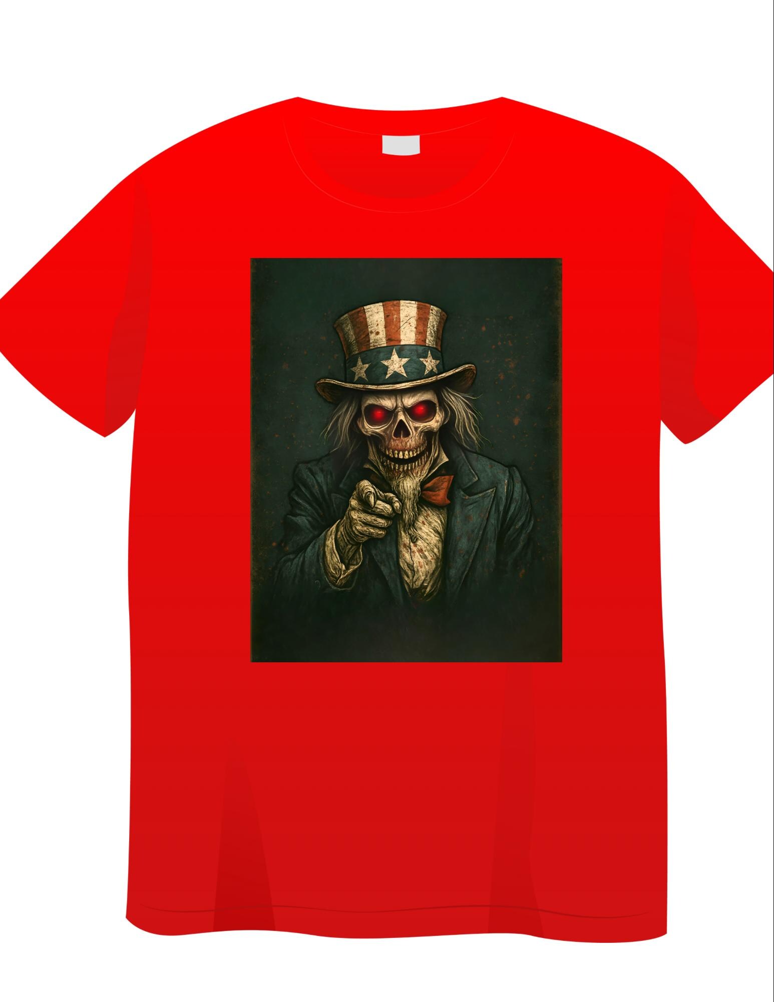 Creepy Uncle Sam Horror Art Print: Gothic 4th of July (PNG File) - Etsy