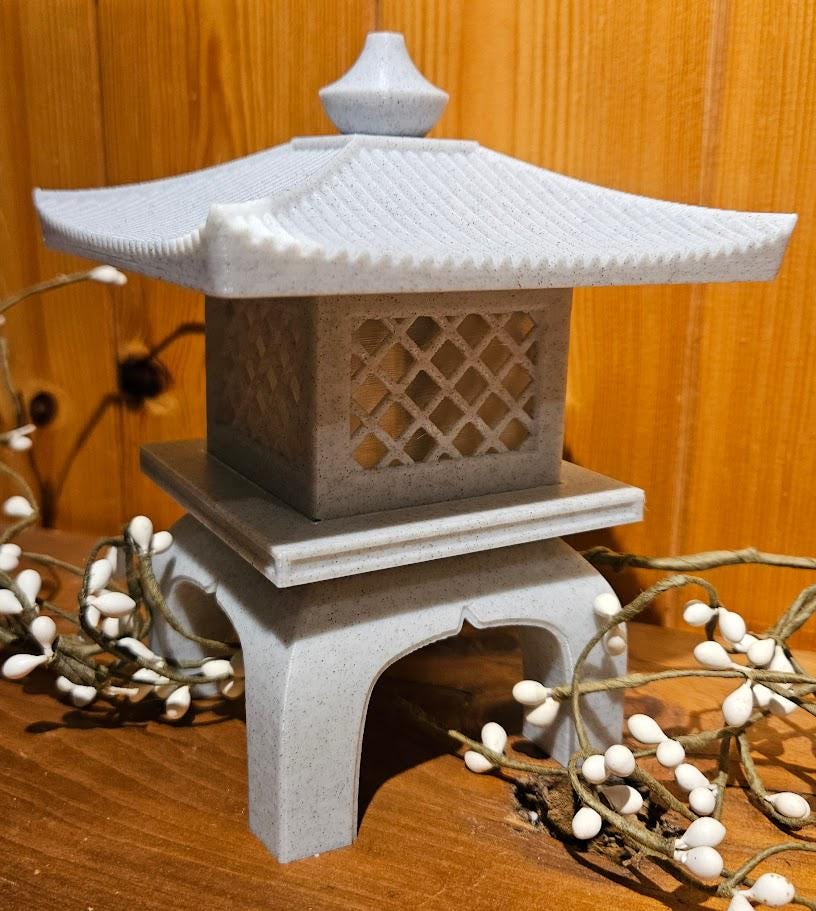 Toro Japanese Lantern Lamp Décor Tealight USB Leds Mood Lighting Table ...