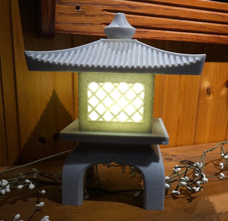 Toro Japanese Lantern Lamp Décor Tealight USB Leds Mood Lighting Table ...