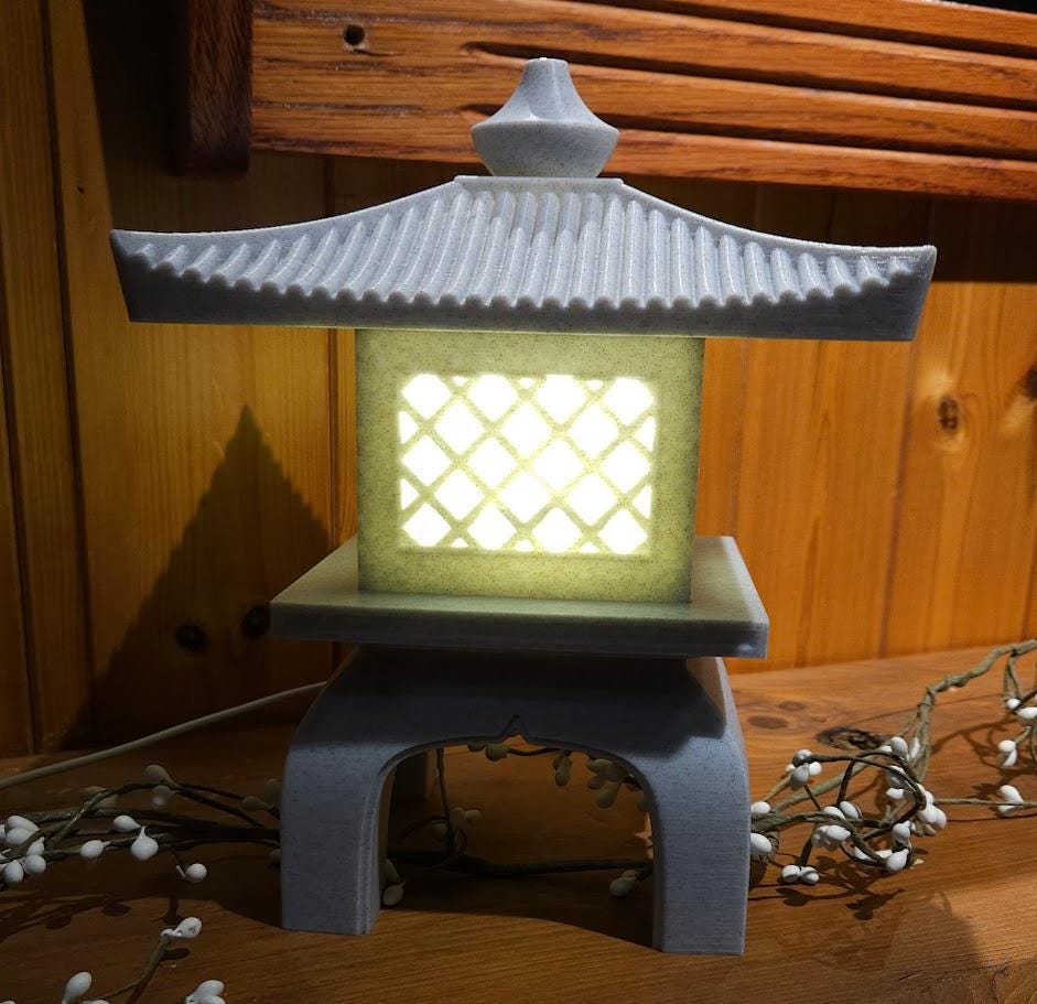 Toro Japanese Lantern Lamp Décor Tealight USB Leds Mood Lighting Table ...