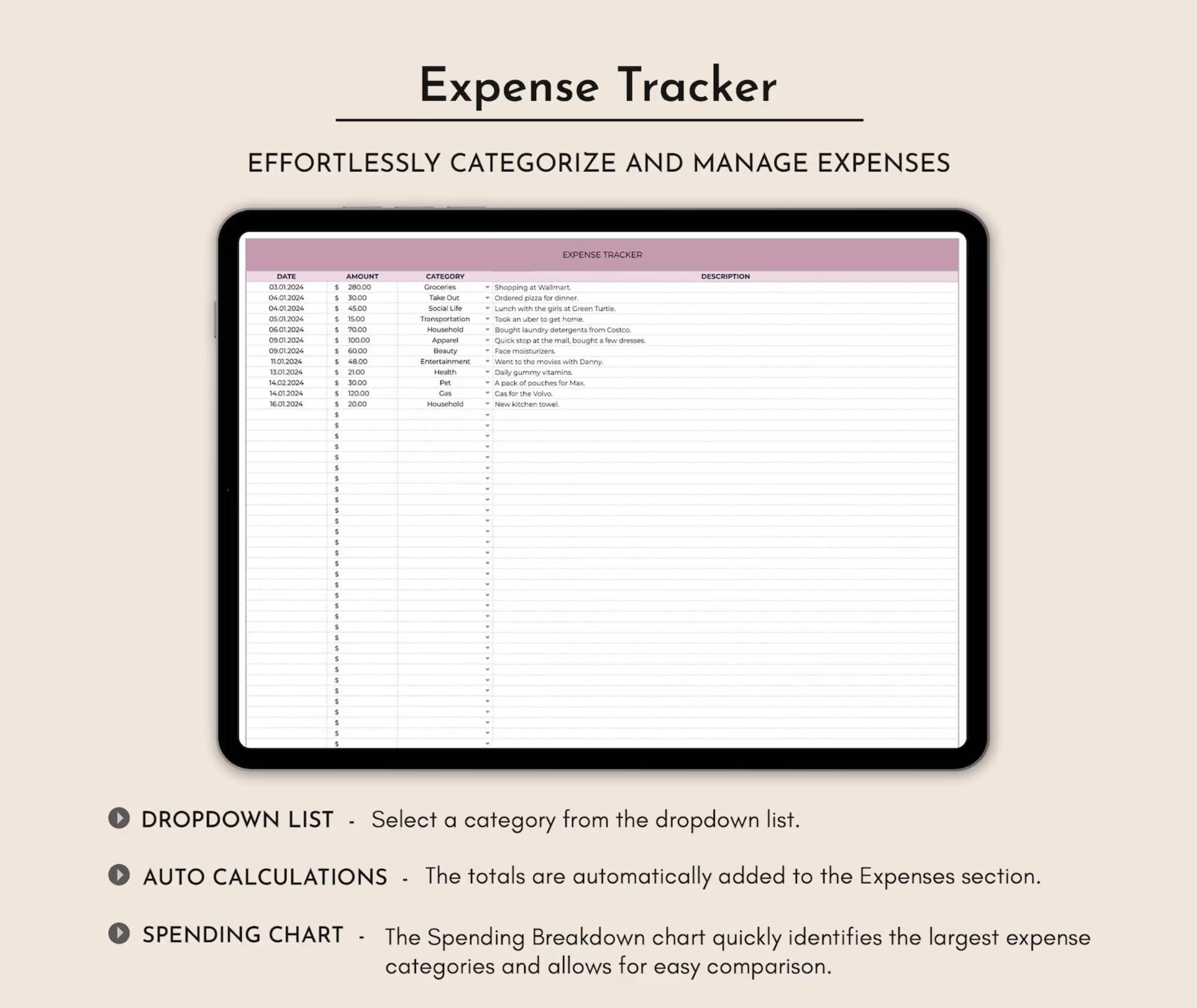 Budget Planner Excel Monthly Budget Spreadsheet Pay Check Budget ...