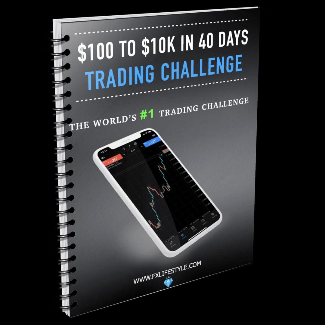 Trading Challenge: 100 to 10K in 40 Days - Forex Trading Book - Etsy