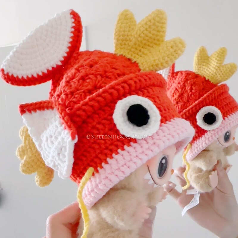 Crochet Fish Labubu - Etsy