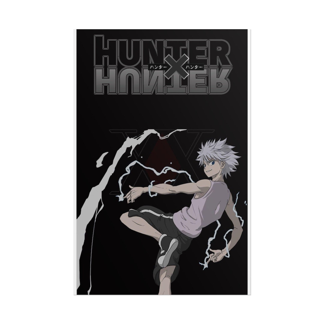 Anime Wall Art Poster - Hunter X Hunter Decor, Anime Gift, Minimalist ...