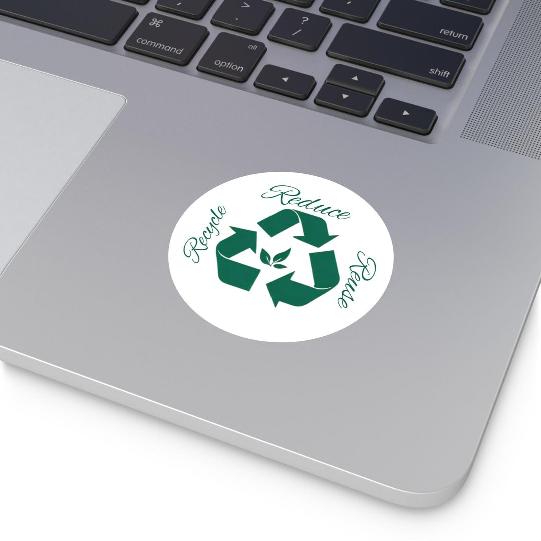 Earth Day Sticker, Reduce Reuse Recycle - Etsy
