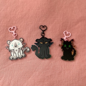Warrior Cat Chibi Acrylic Keychains - Power of Three Saga - Etsy