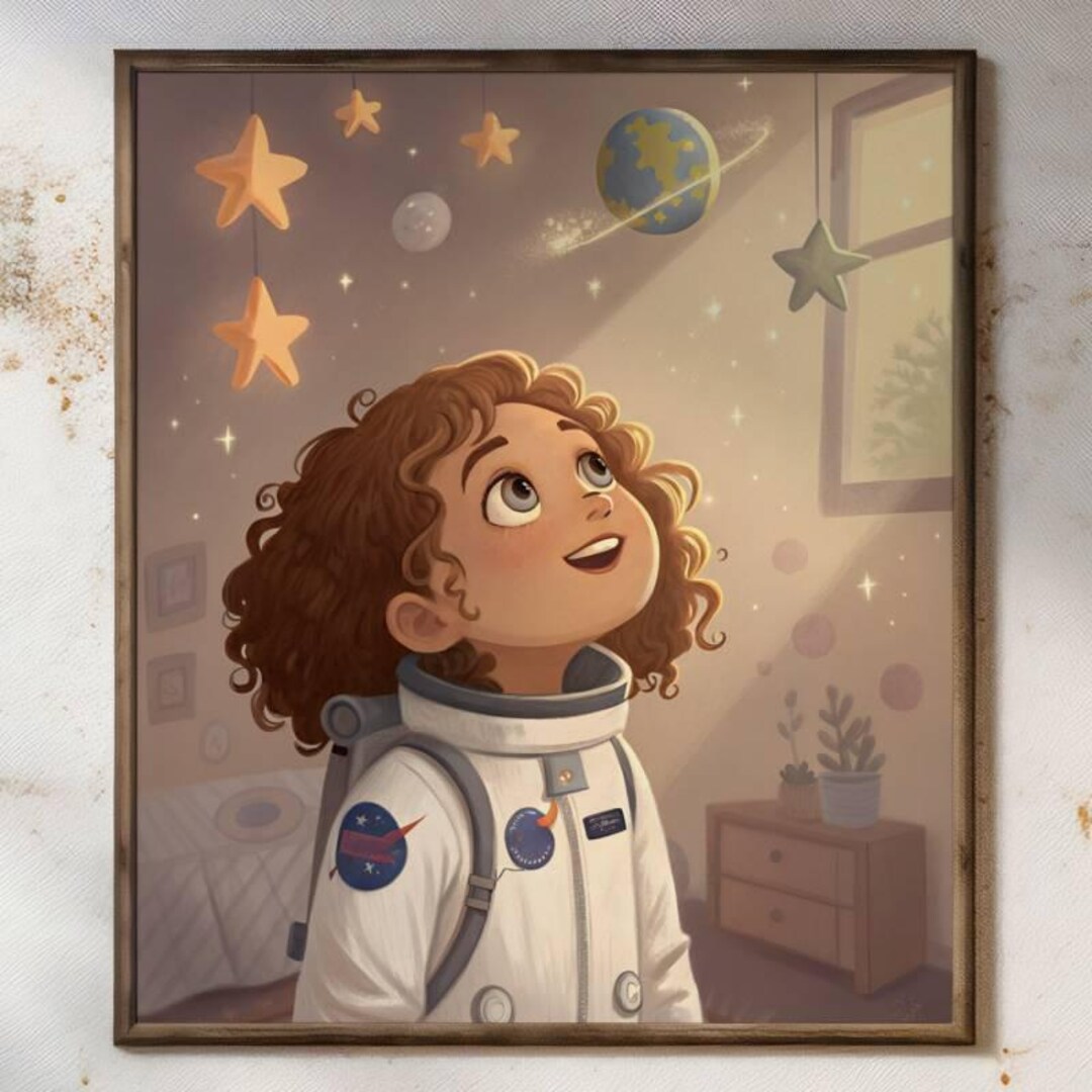 Aspiring Astronaut - Poster | Children's Wall Art Inspirational ...