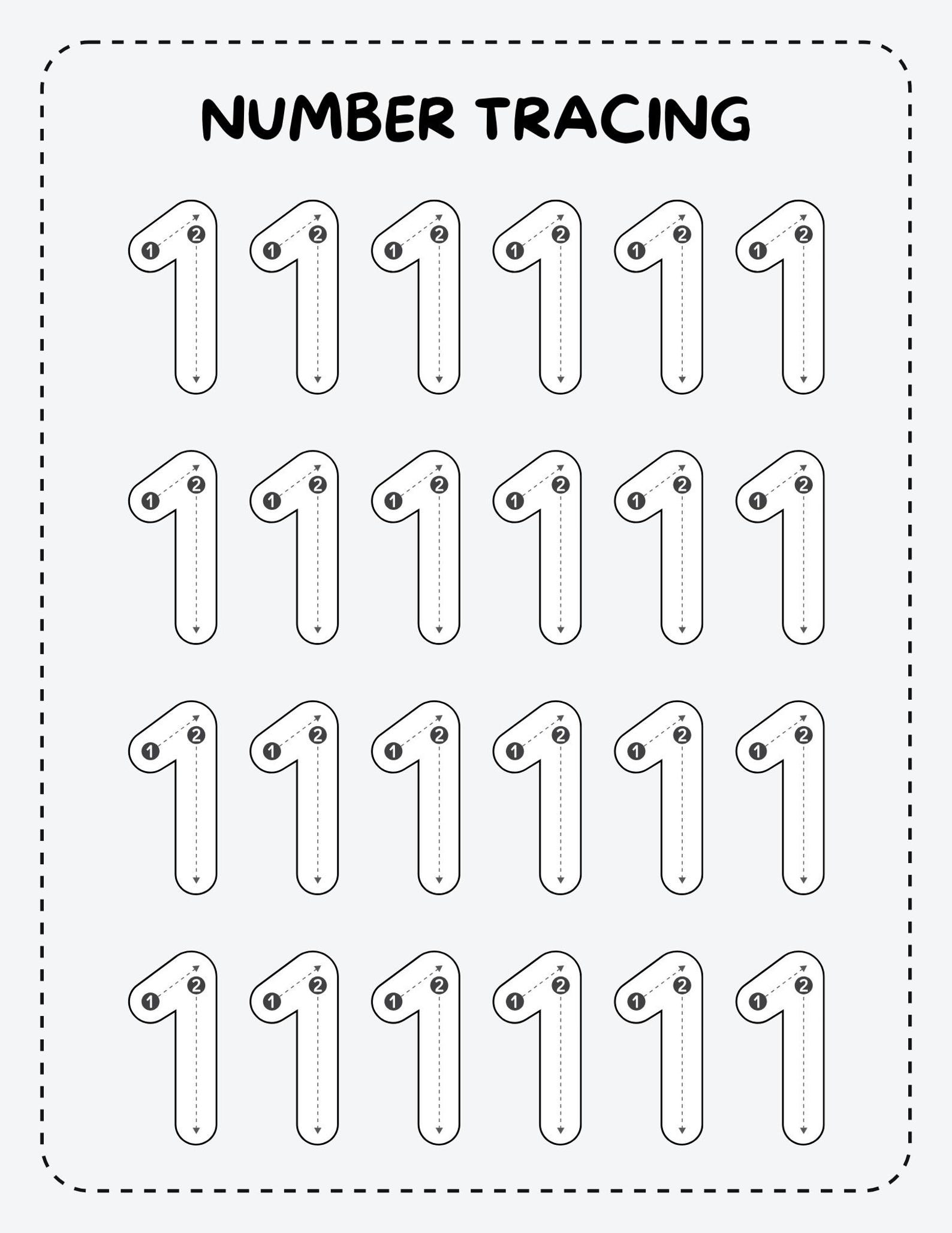 Let's Learn to Count, Color and Trace Numbers 1-10 - Etsy
