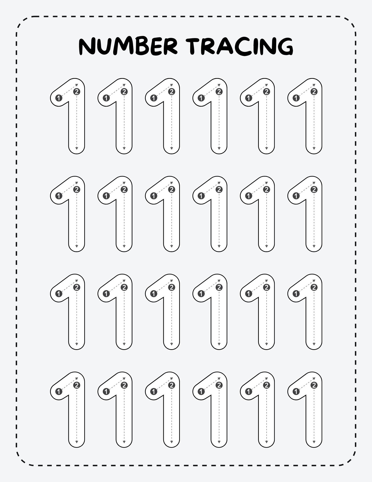 Let's Learn to Count, Color and Trace Numbers 1-10 - Etsy