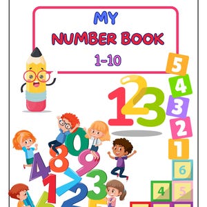 Let's Learn to Count, Color and Trace Numbers 1-10 - Etsy