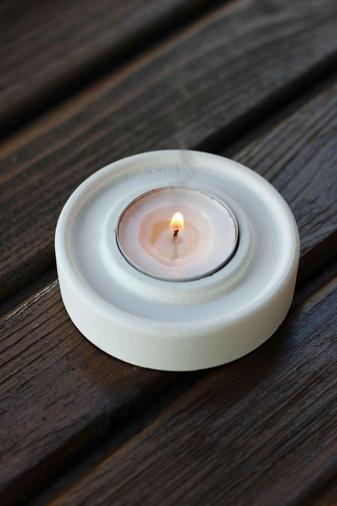 Concrete Single Tealight Holder - Etsy