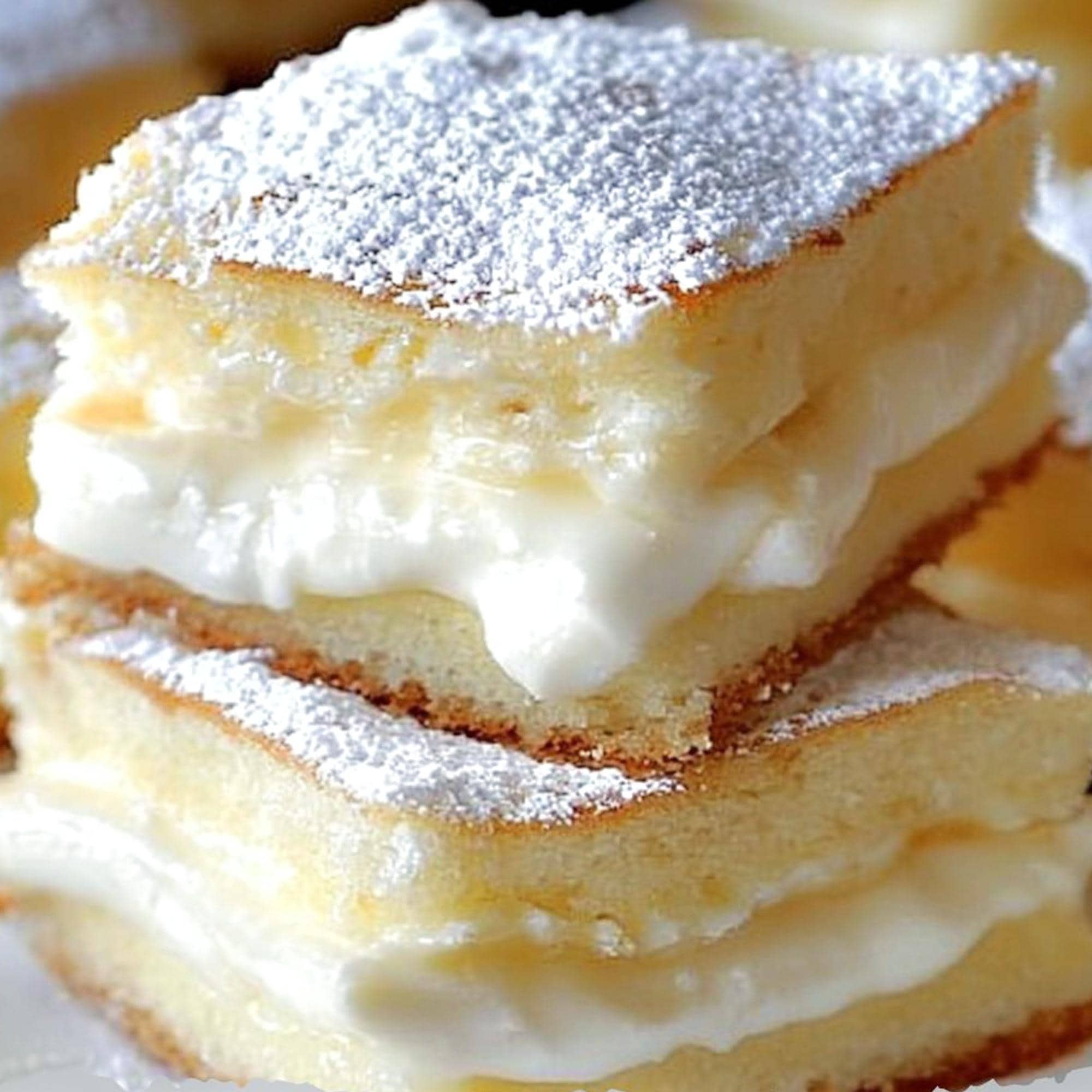 BEST RECIPE for Vanilla Custard Cream Squares | Printable Recipe PDF ...