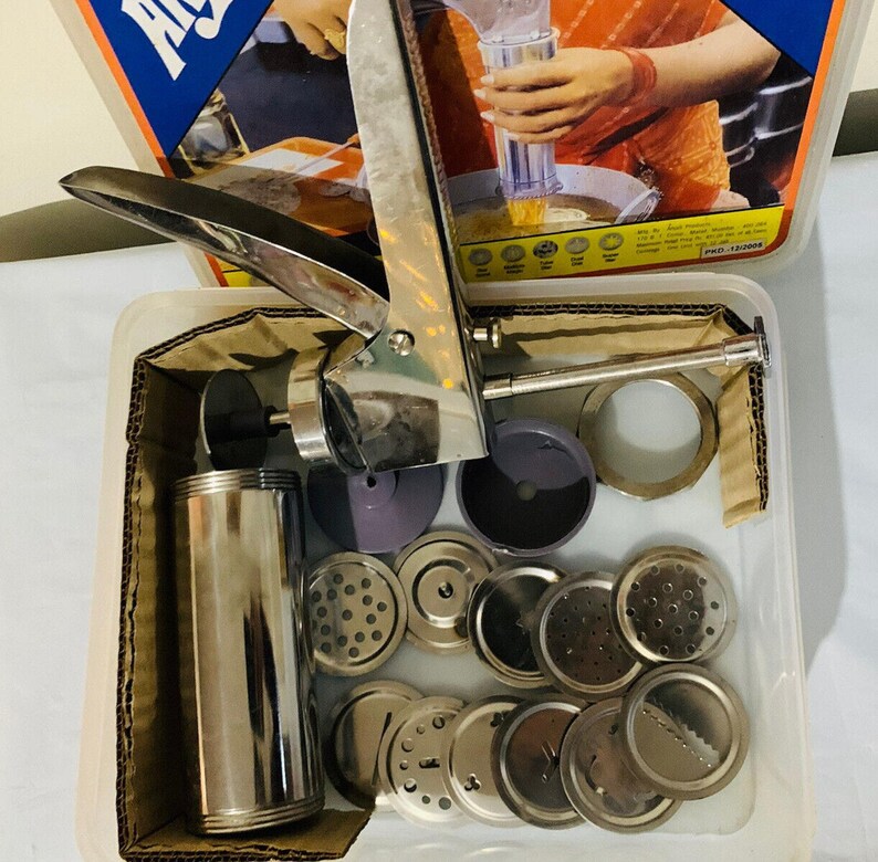 Anjali Royal Gripper Kitchen Press Machine Farsan & Murukku Maker 11 ...