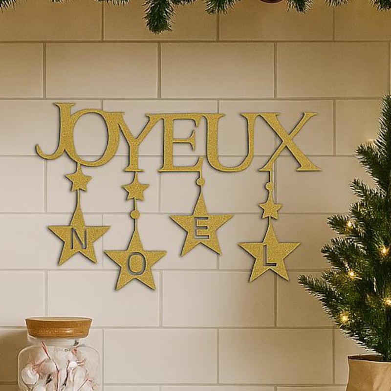 Joyeux Noel Sign - Etsy