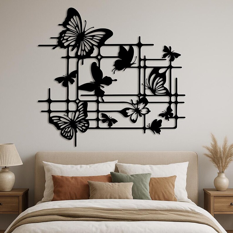 Butterfly Metal Wall Art – Nature-inspired Garden and Wall Décor ...