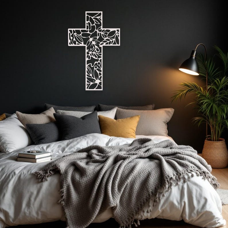 The Cross of Christ Metal Wall Art | Christian Decor | Easter Gift ...
