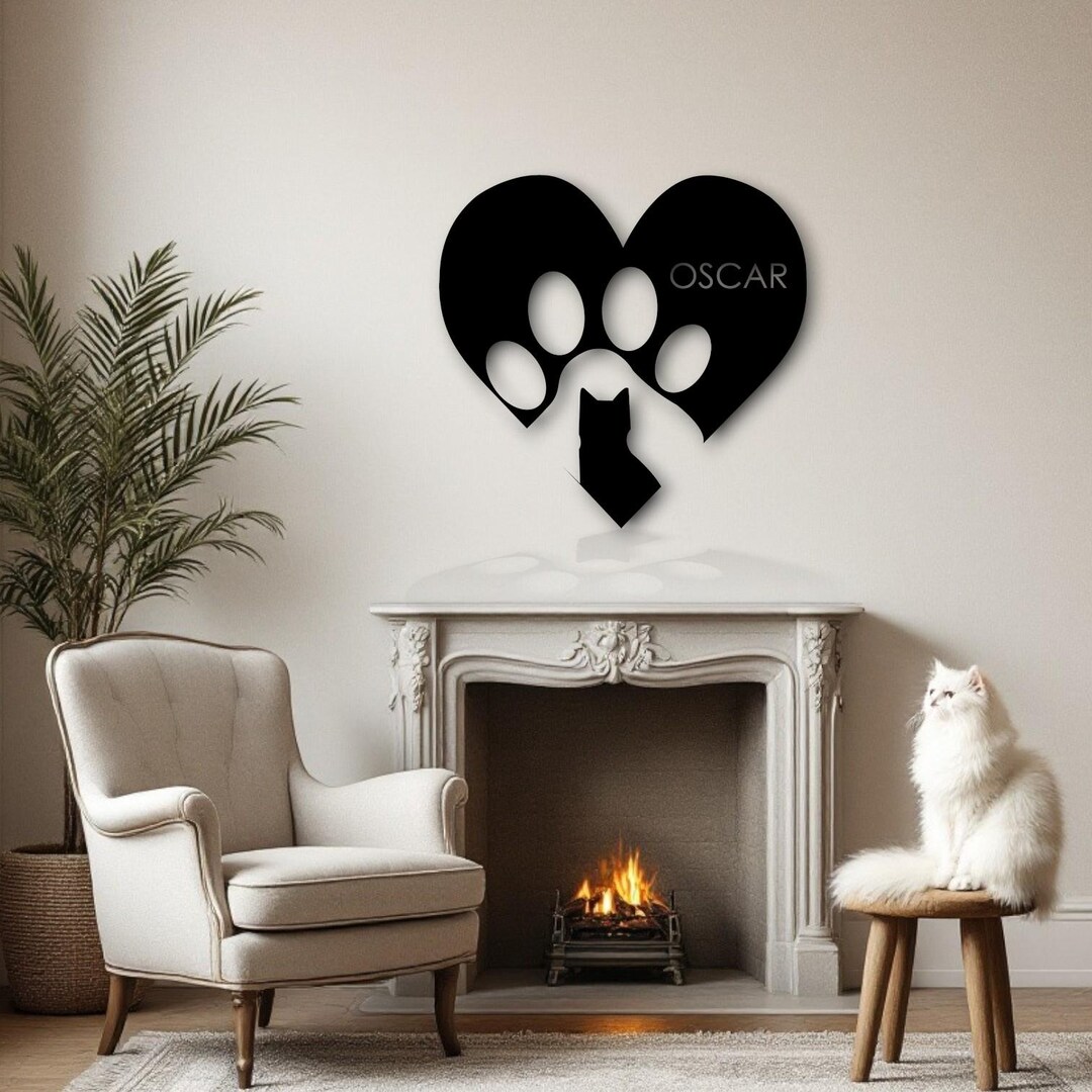 Custom Cat Sign, Cat Lover Gift, Create Your Own Cat Sign, Color ...