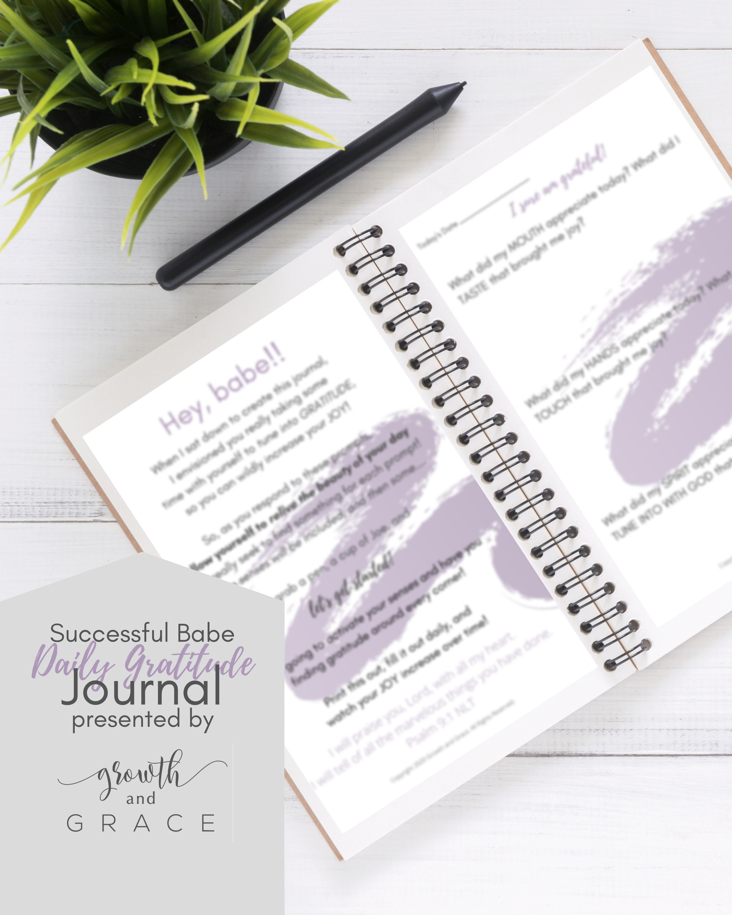 Daily Gratitude Journal (printable) - Etsy
