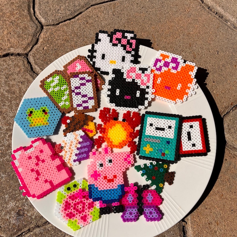 Perler Magnets - Etsy