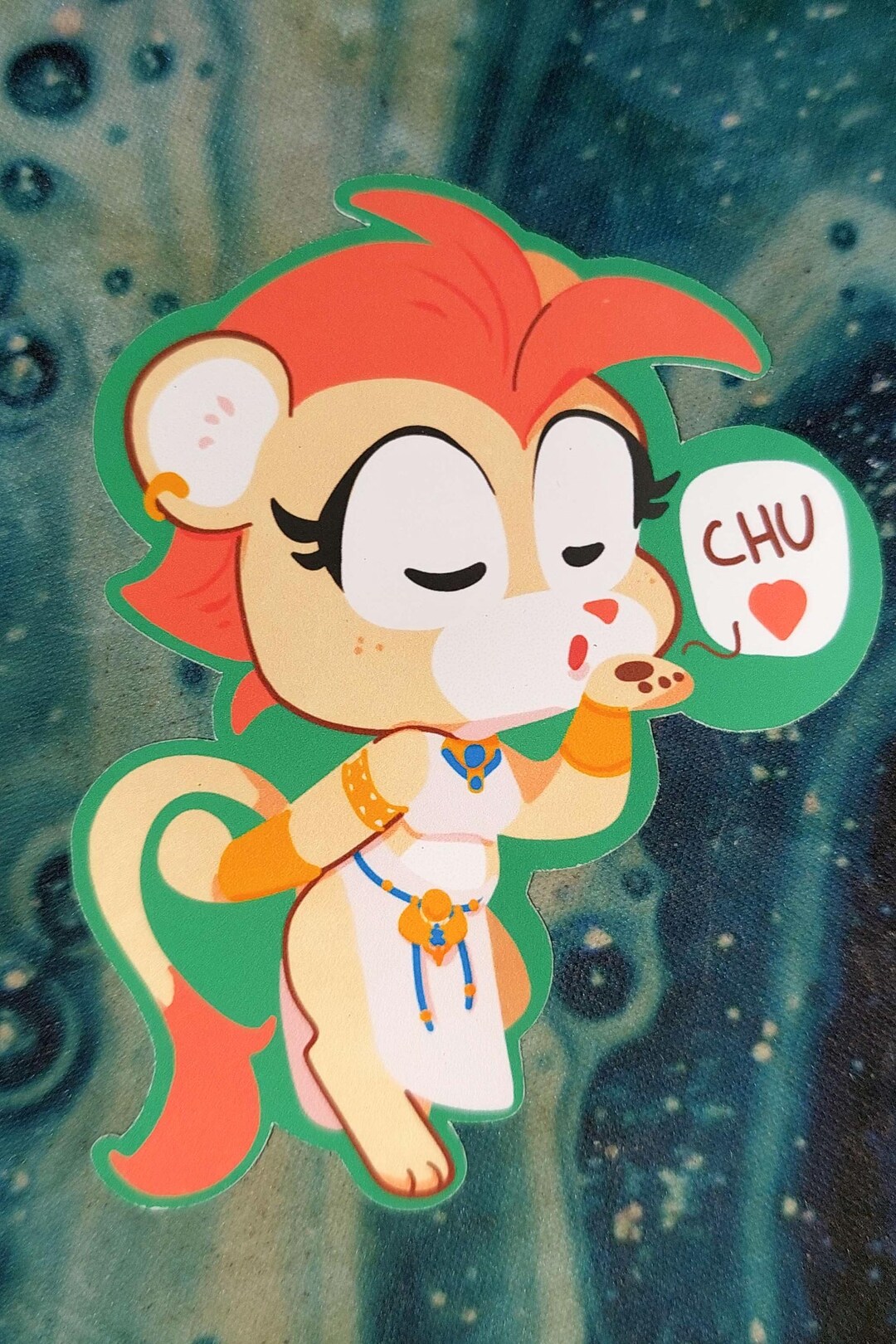 Ah'lina chu Furry Lioness Sticker - Etsy