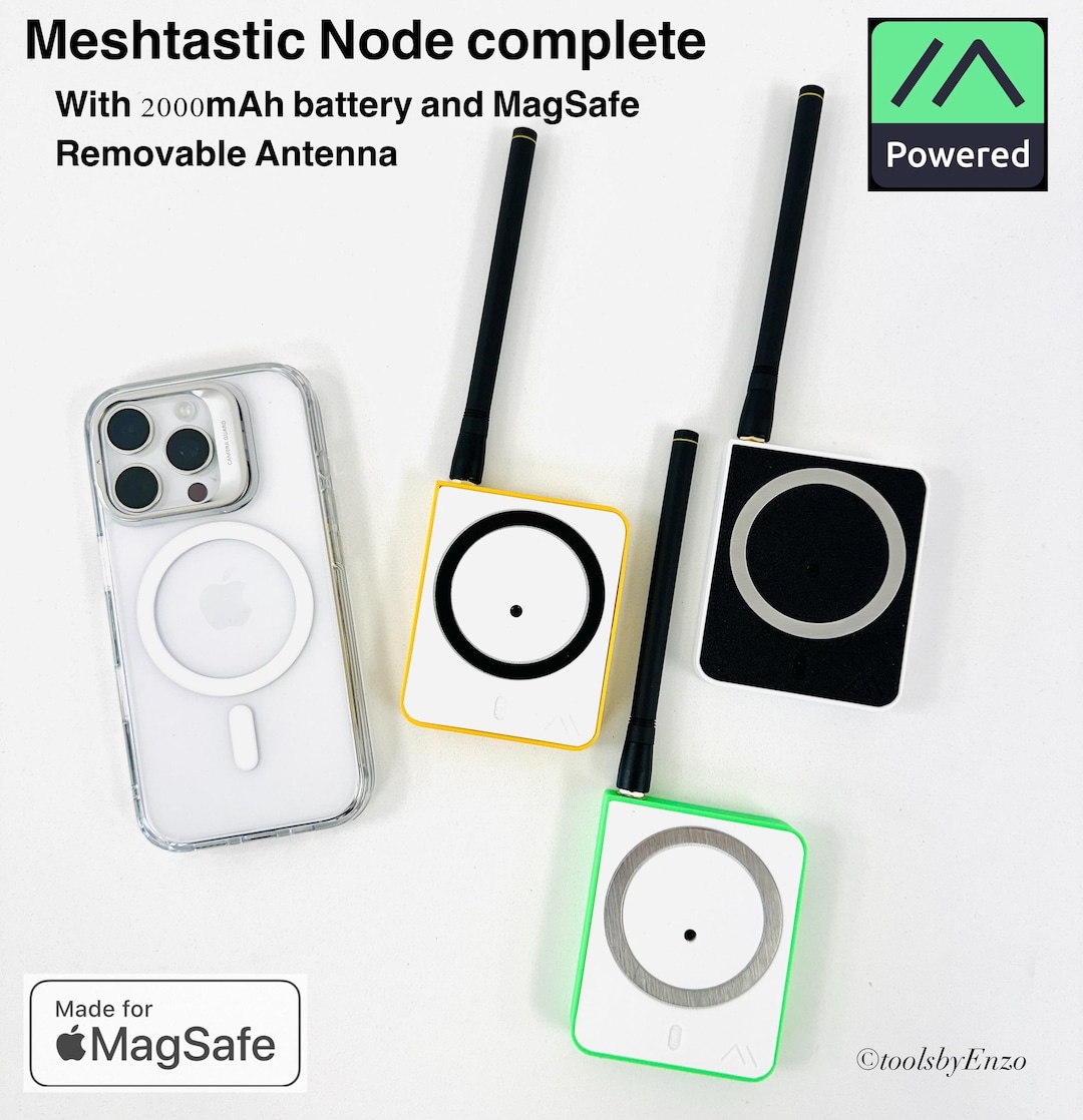 Complete Meshtastic Node- Heltec Lora V3, Magsafe/qi Compatible ...