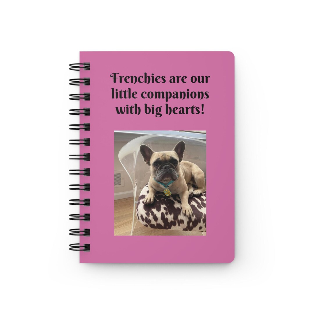 French Bulldog Spiral Bound Journal - Perfect for Dog Lovers, Gifts for ...