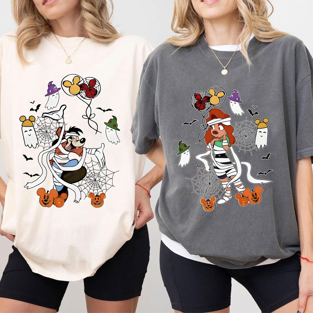 A Goofy Movie Disney Couple Shirt, Max Roxanne Mummy Mickey Balloon ...