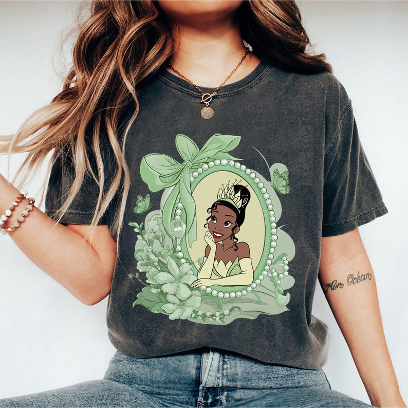 Disney Tiana Shirt, Disney Princess Tiana Tshirt, Disneyland Family ...