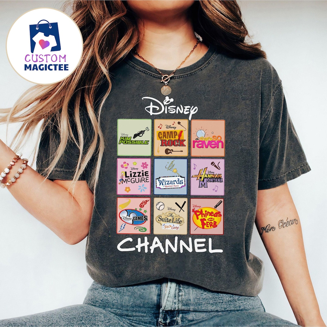 Retro Disney Channel Games Logo Shirt, Vintage Disney Channel T-shirt ...