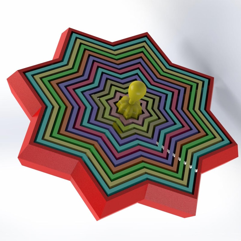 Square Fidget File - Etsy