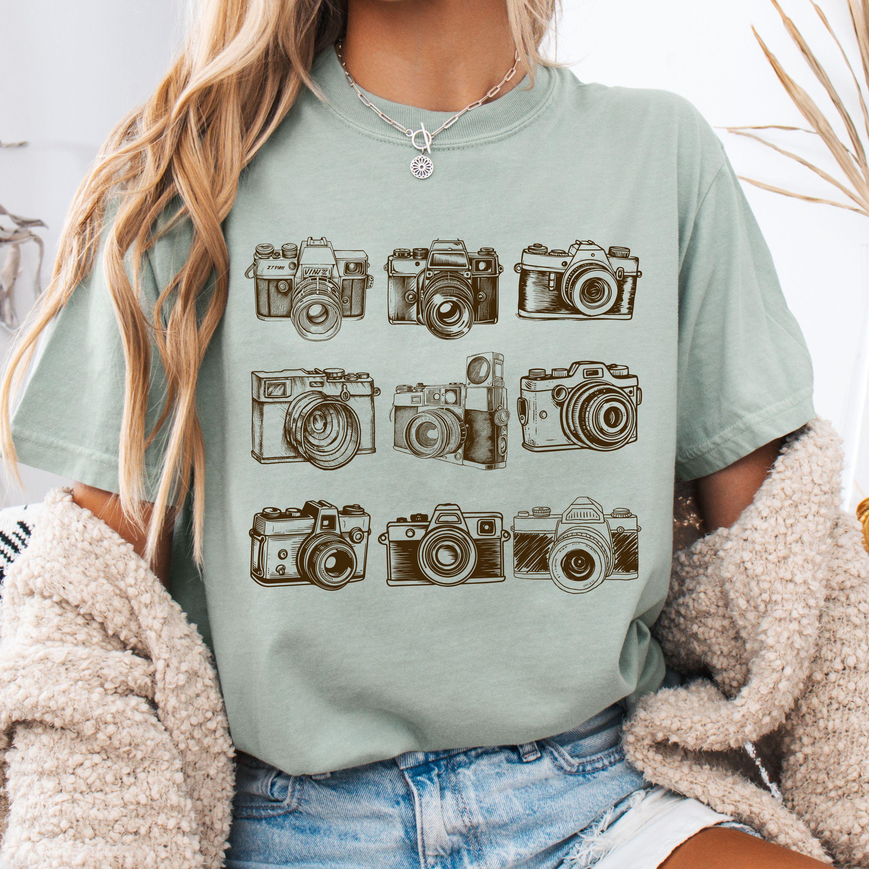 Vintage Camera Shirt, Photographer T-shirt, Cameraman Shirt ...