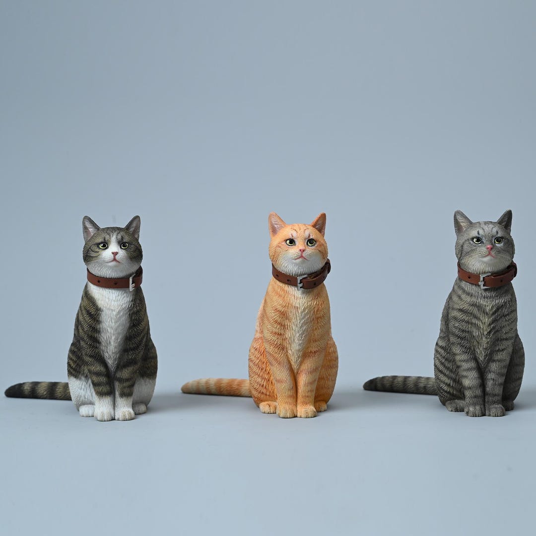 JXK Studio Custom Cat Figurine, Hand-painted Resin Pet Memorial - Etsy